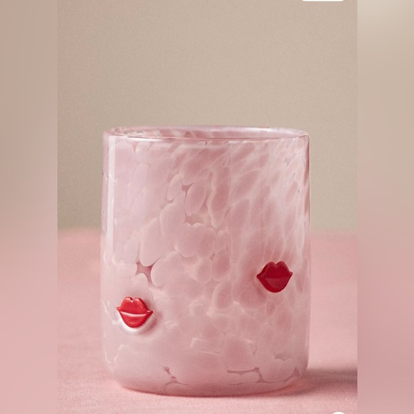 Anthropologie | Dining | Valentine Icon Juice Glass Lips | Poshmark